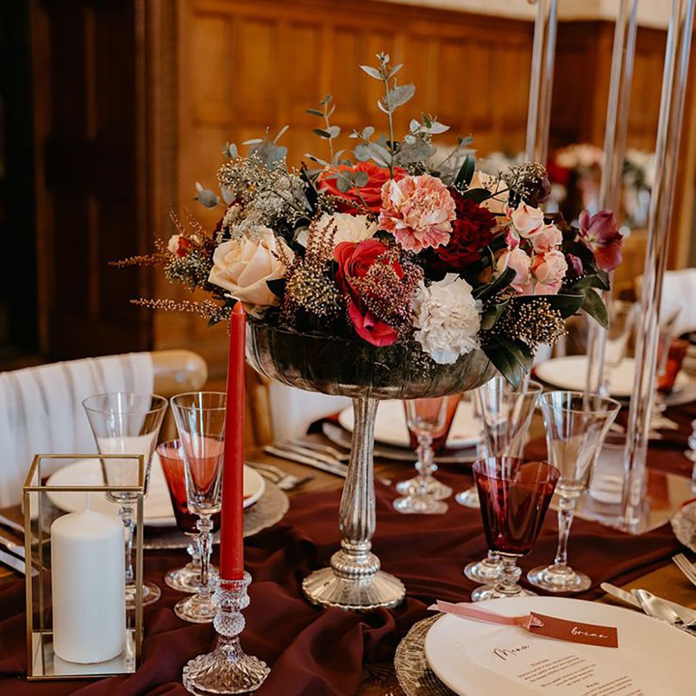 50 Red Wedding Theme Ideas | Bold Bridesmaid Dresses, Decor & More